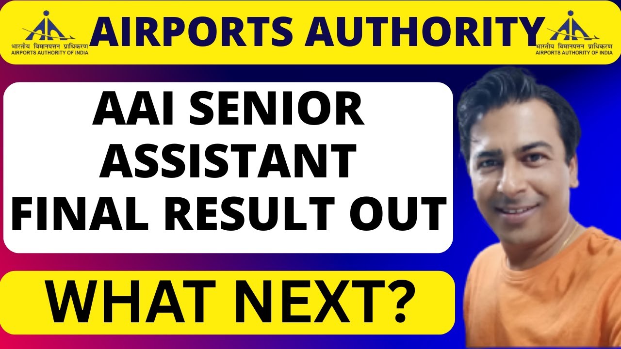 AAI Senior Assistant Result 2025 : AAI Senior Assistant (Electronics ...