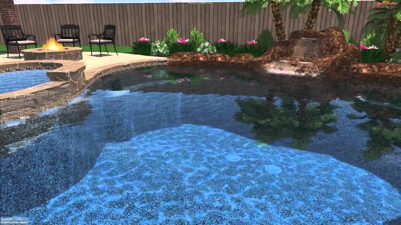 Barnes Pool - Backyard Amenities - YouTube