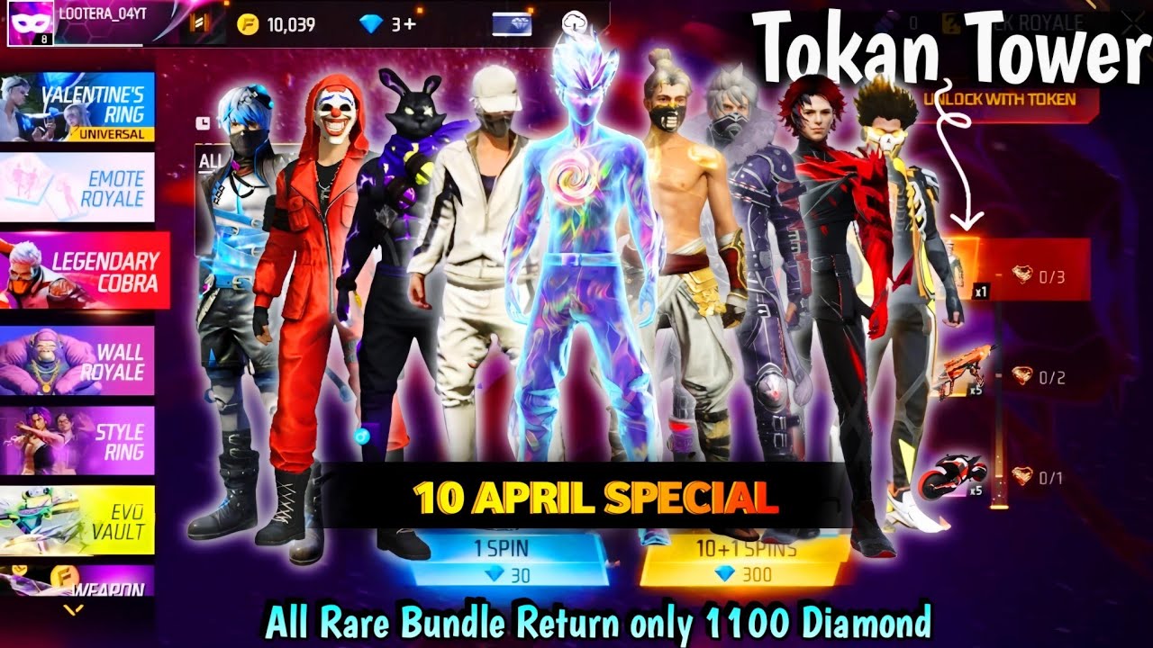 All Rare Bundle Return Next Evo bundle confirm Date| free fire new ...