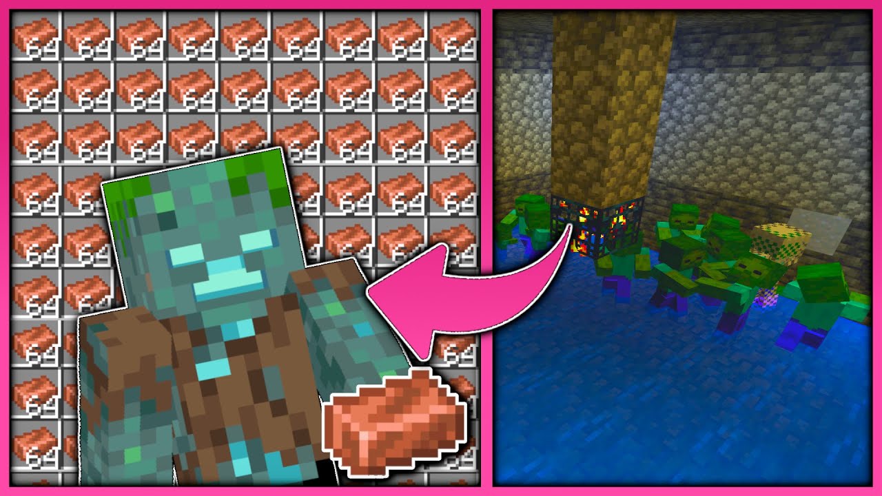 einfache Automatische Kupfer Farm in Minecraft 1.18. - YouTube