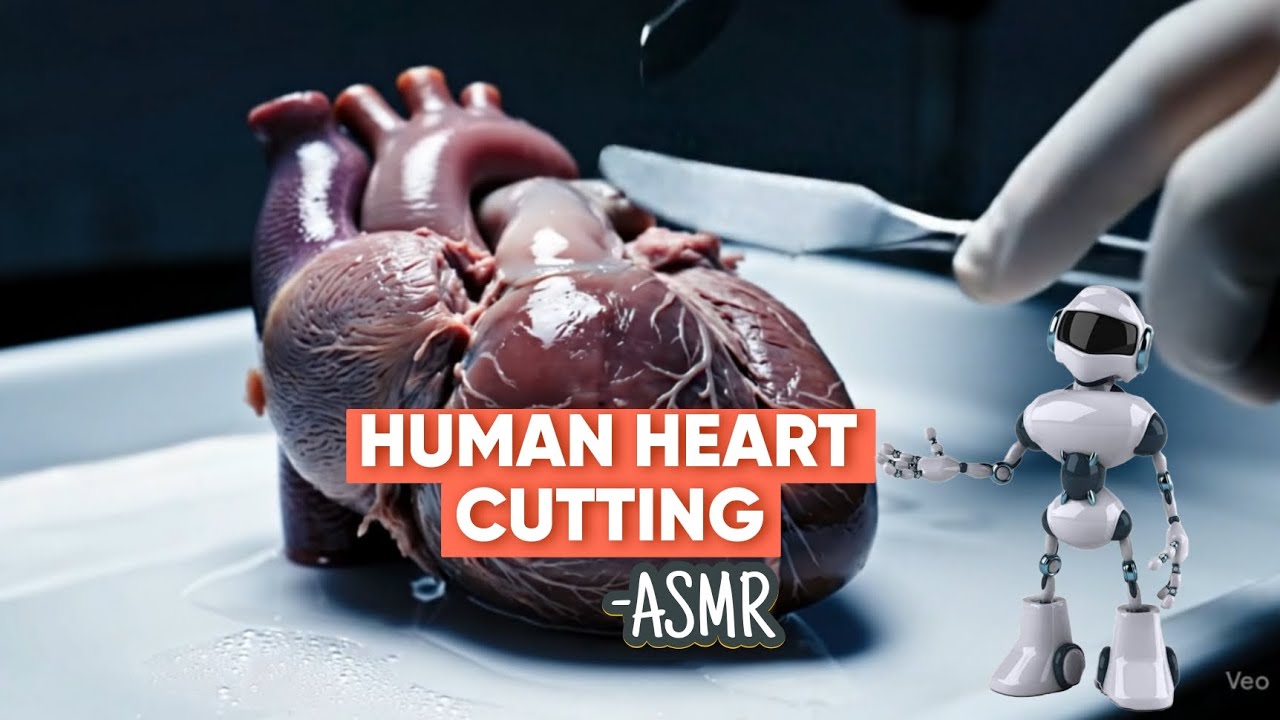 ASMR LIVE HUMAN HEART CUTTING 🫀 | ASMR RELAXING VIDEO - YouTube