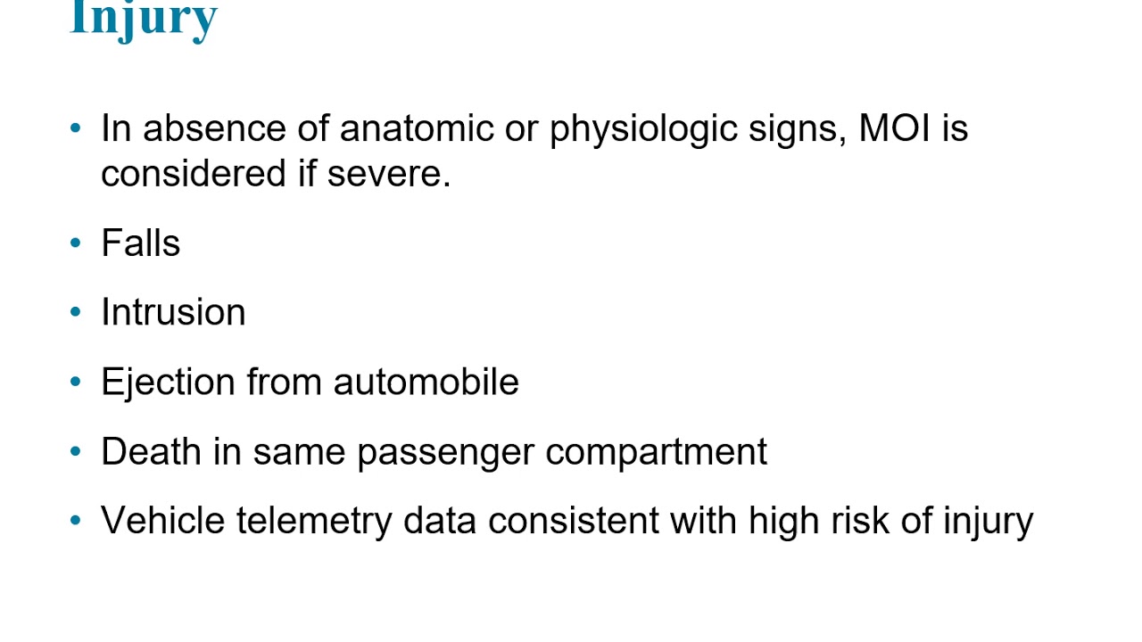 Multisystem Trauma Lecture - YouTube