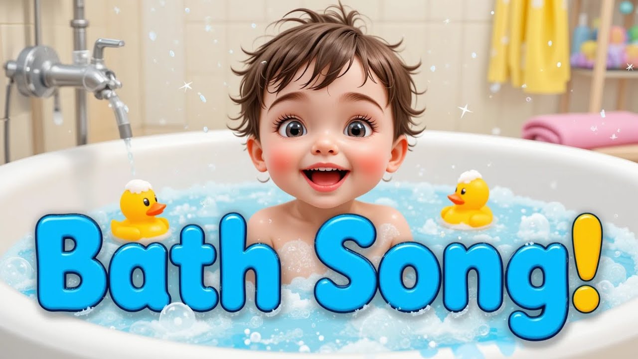 Bath Song For Kids R1E0304 | Classic Nursery Rhyme for Kids | Jumpy ...