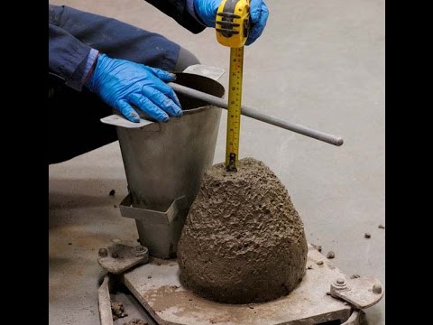 Civil Engineering Testing of Concrete - Slump Test - YouTube