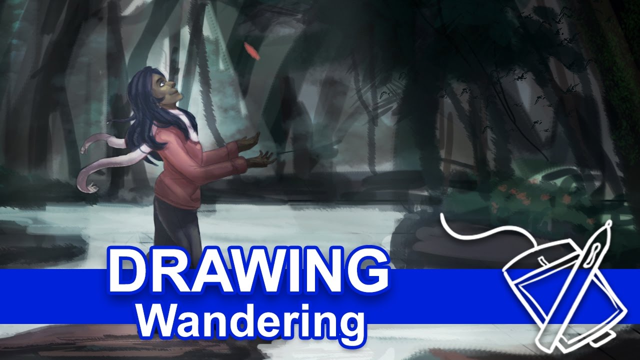 Drawing: Wandering (Digital Painting) - YouTube