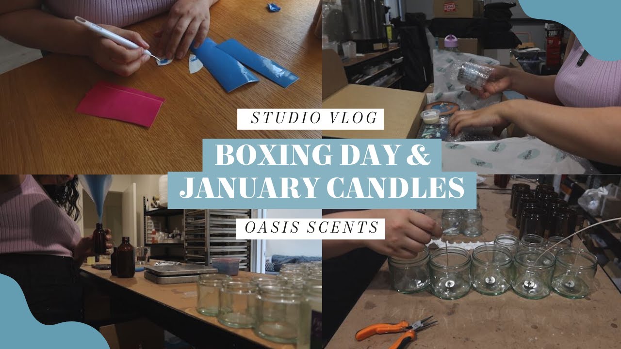 Packing Boxing Day Orders & Prepping for January | Studio Vlog - YouTube