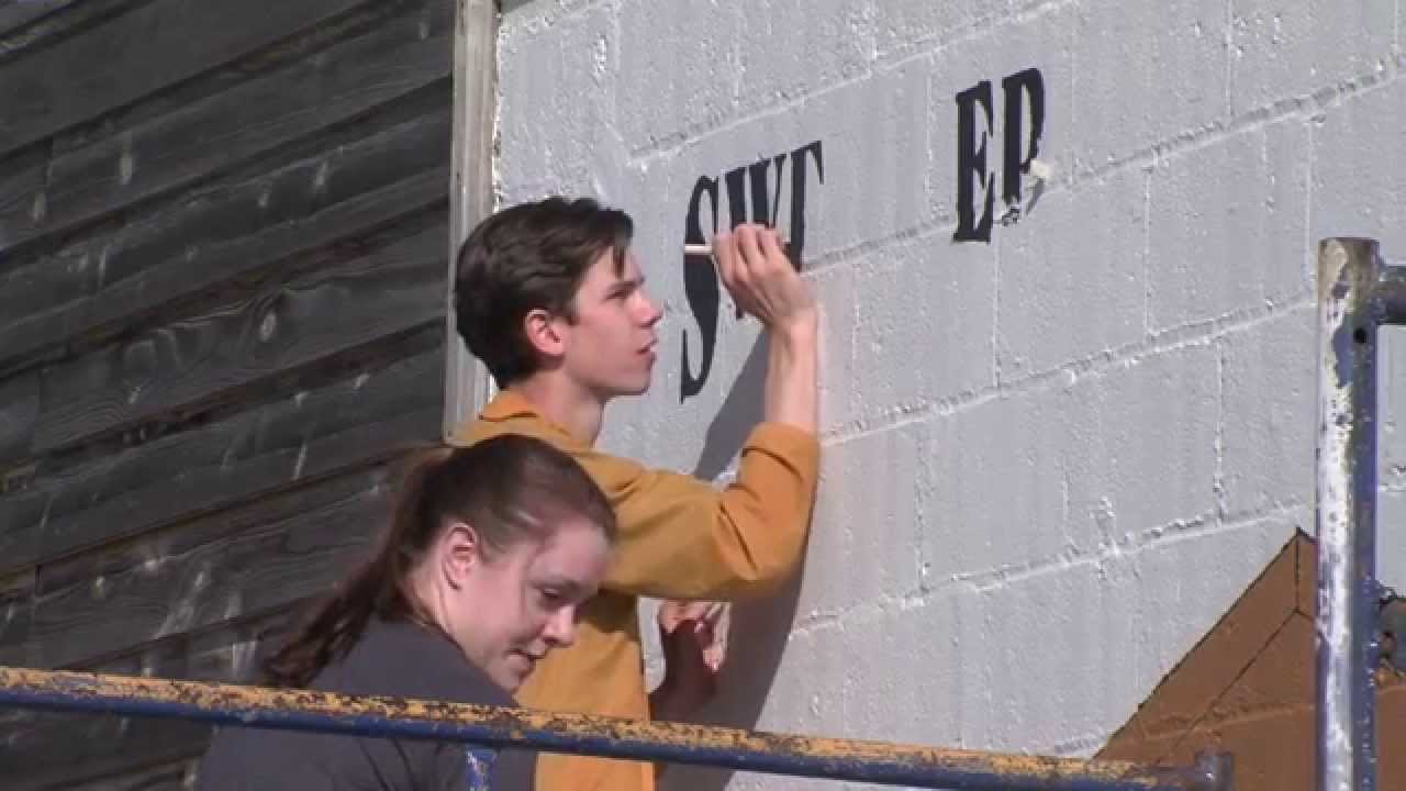 Sweetser Cafe Mural - YouTube