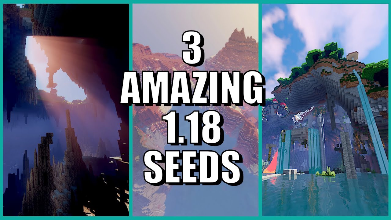 3 Amazing 1.18 Minecraft Seeds - YouTube