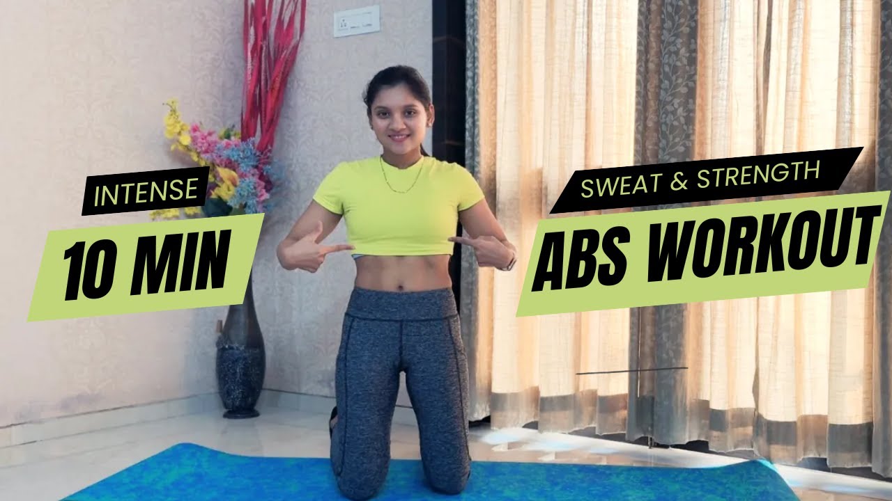 10-Minute Abs Workout for a Flat Belly – No Equipment Needed | Crunch ...