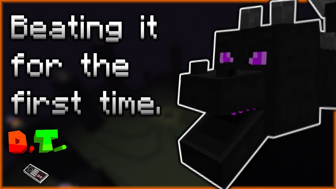 Beating Minecraft's Ender Dragon For The First Time - YouTube