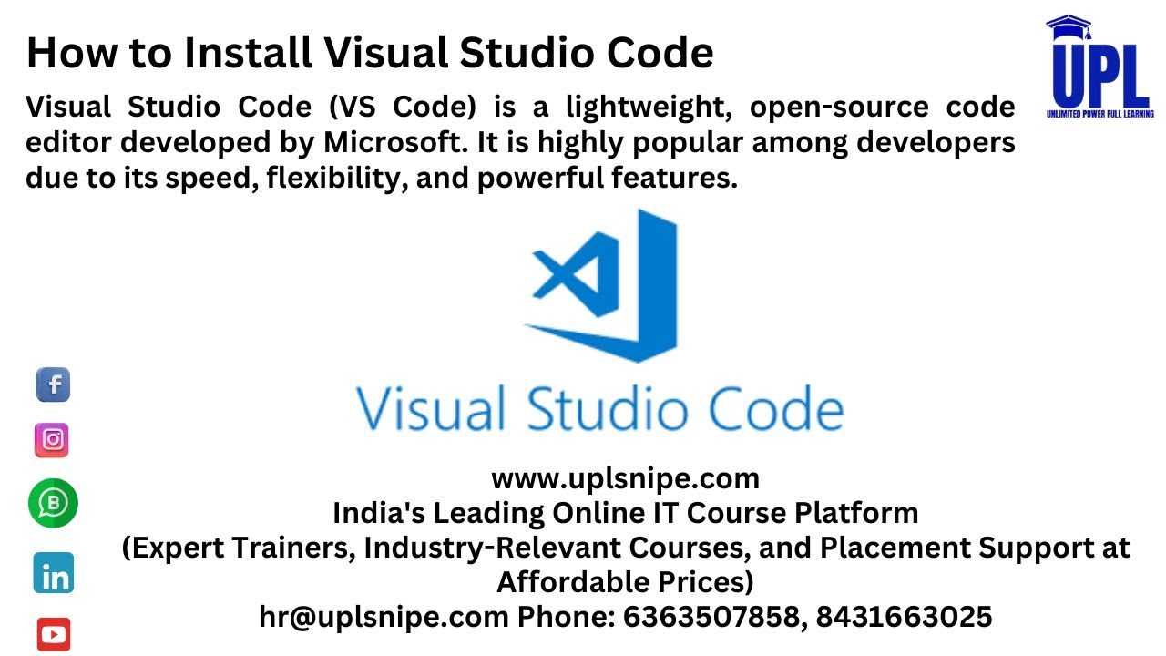 how to install Visual Studio Code and Run a simple program - YouTube
