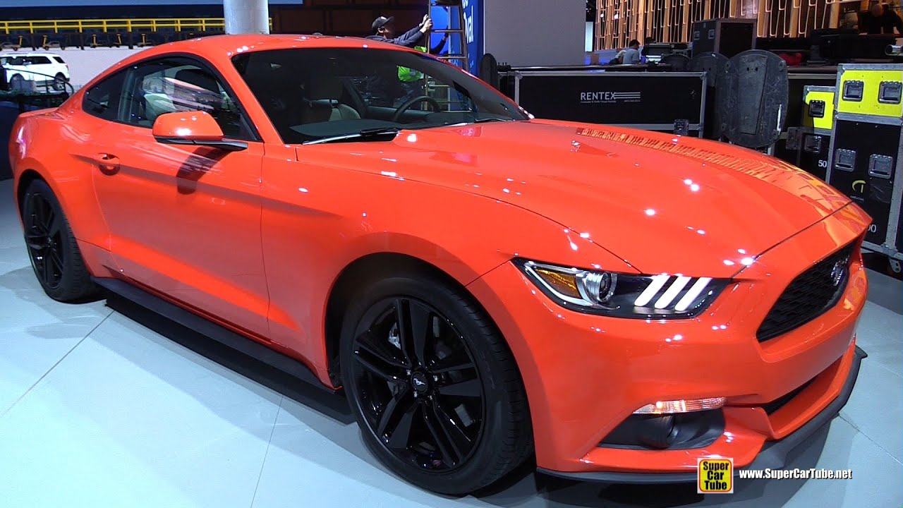 2015 Ford Mustang - Exterior and Interior Walkaround - 2015 Detroit ...