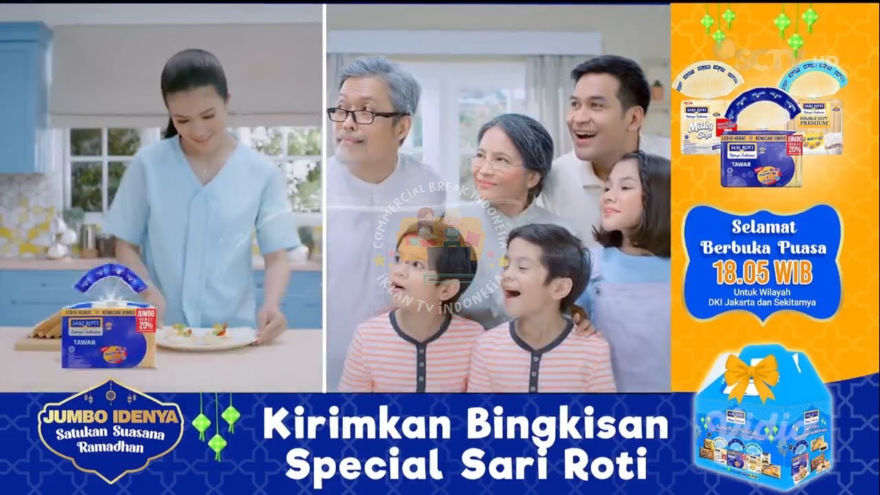 IKLAN SARI ROTI RAMADAN "Satukan Suasana Berbuka Puasa" • 15s (2023 ...