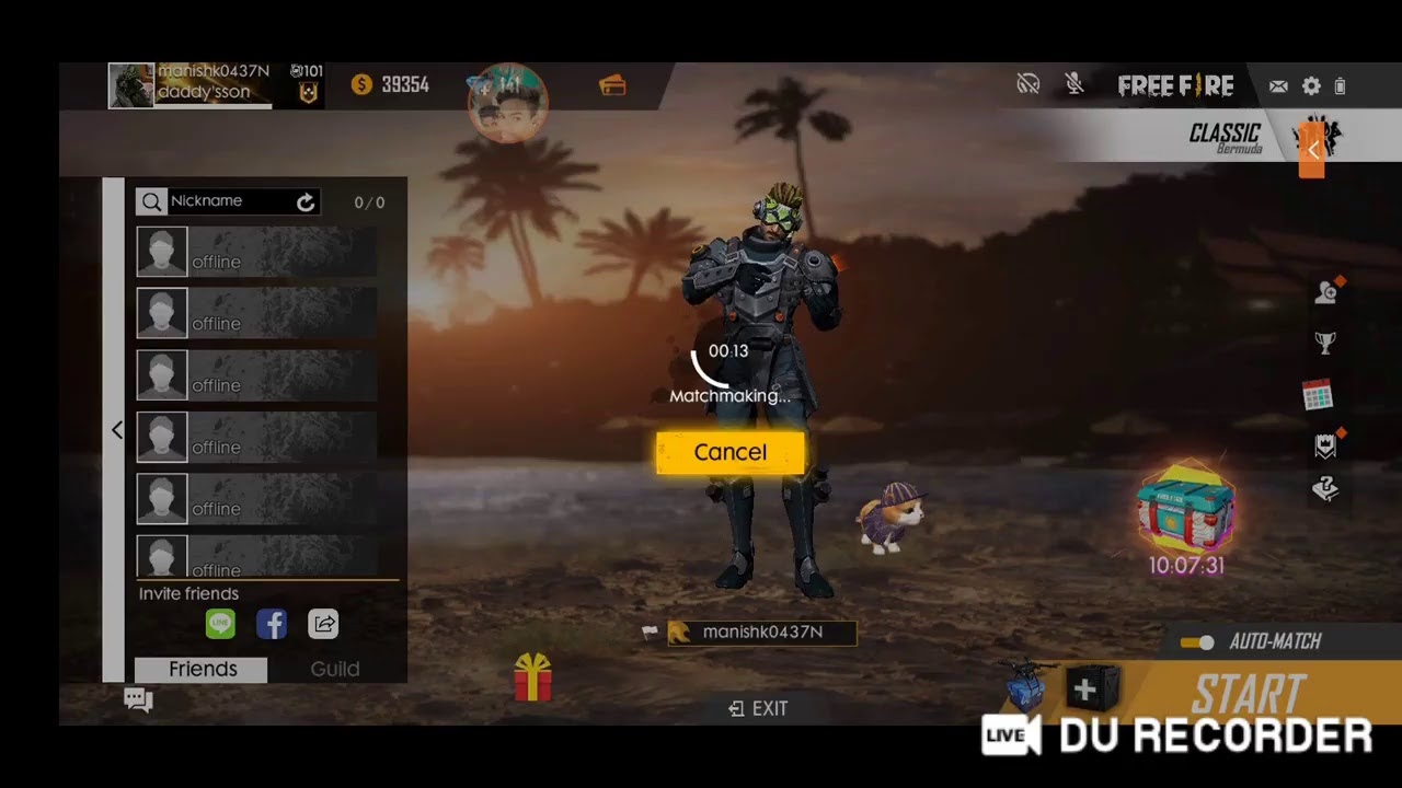 free fire classic game live - YouTube