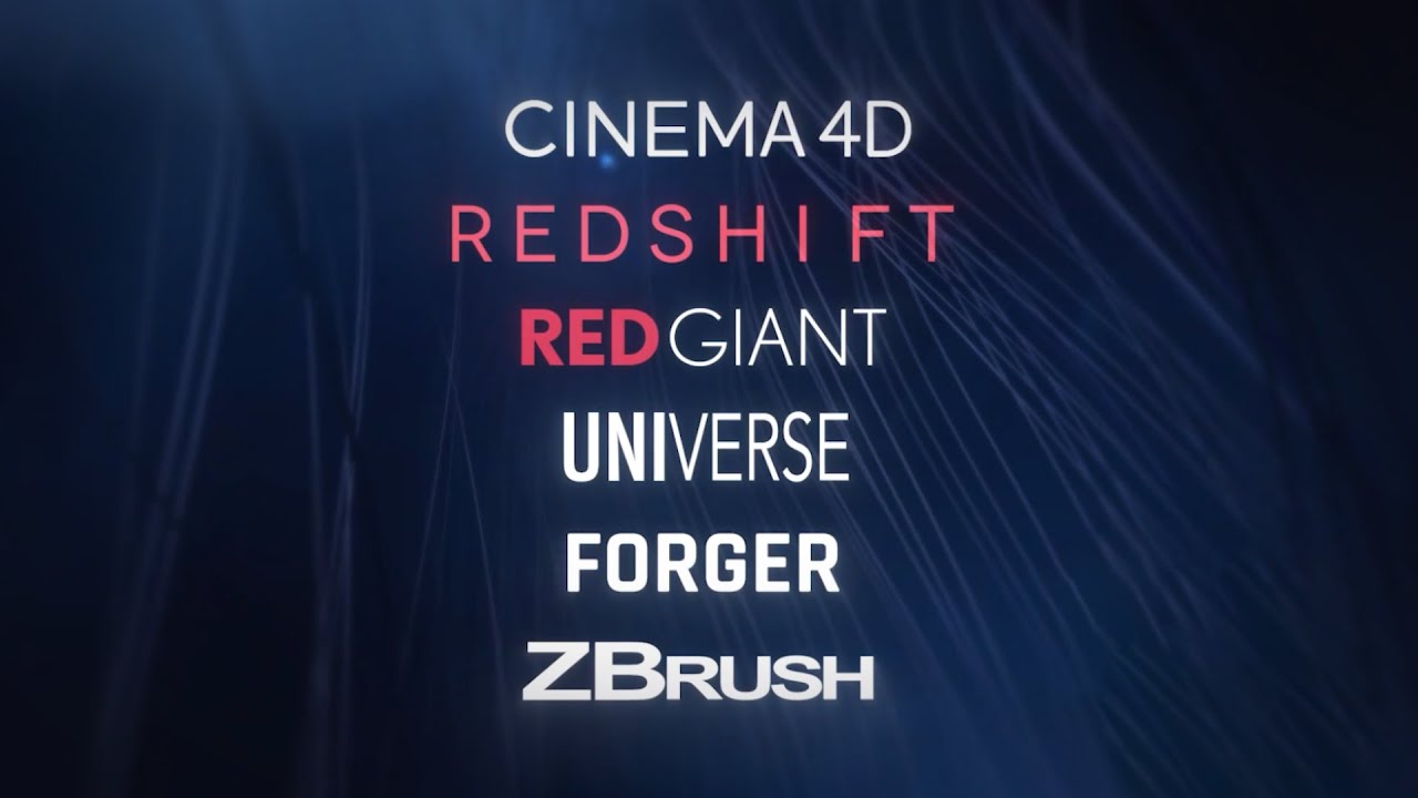 Maxon One: Cinema 4D, Redshift, RedGiant, Universe, Forger, ZBrush ...