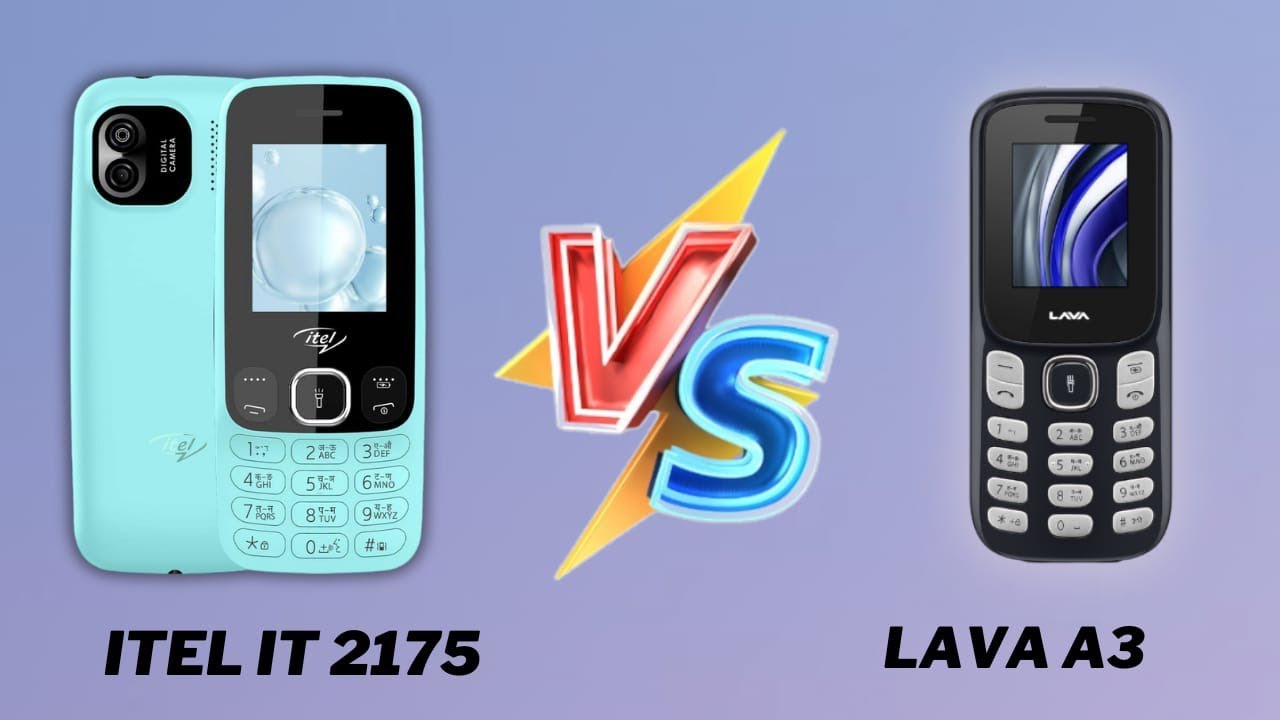 Lava A3 Vs Itel it 2175 New | Comparison In Lava Vs itel | Unboxing ...