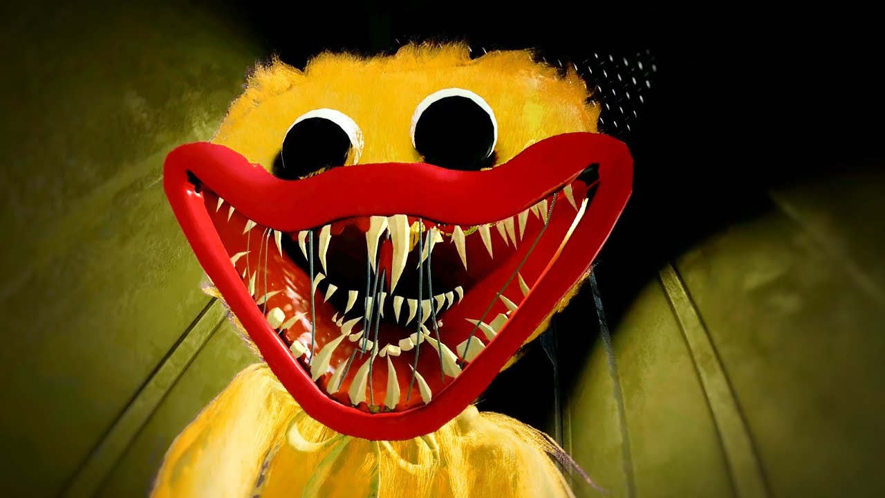 🟡 YELLOW Huggy Wuggy in Poppy Playtime (360 VR) - YouTube