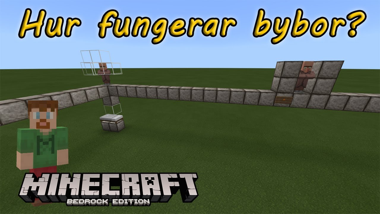 Bybor i Bedrock (pocket) Edition - YouTube