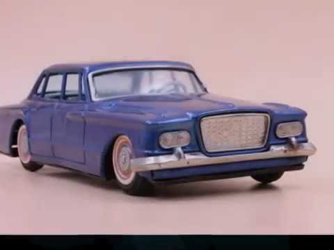 1960 Plymouth Valiant, Vintage Japanese Tin Toy Car by Bandai - YouTube