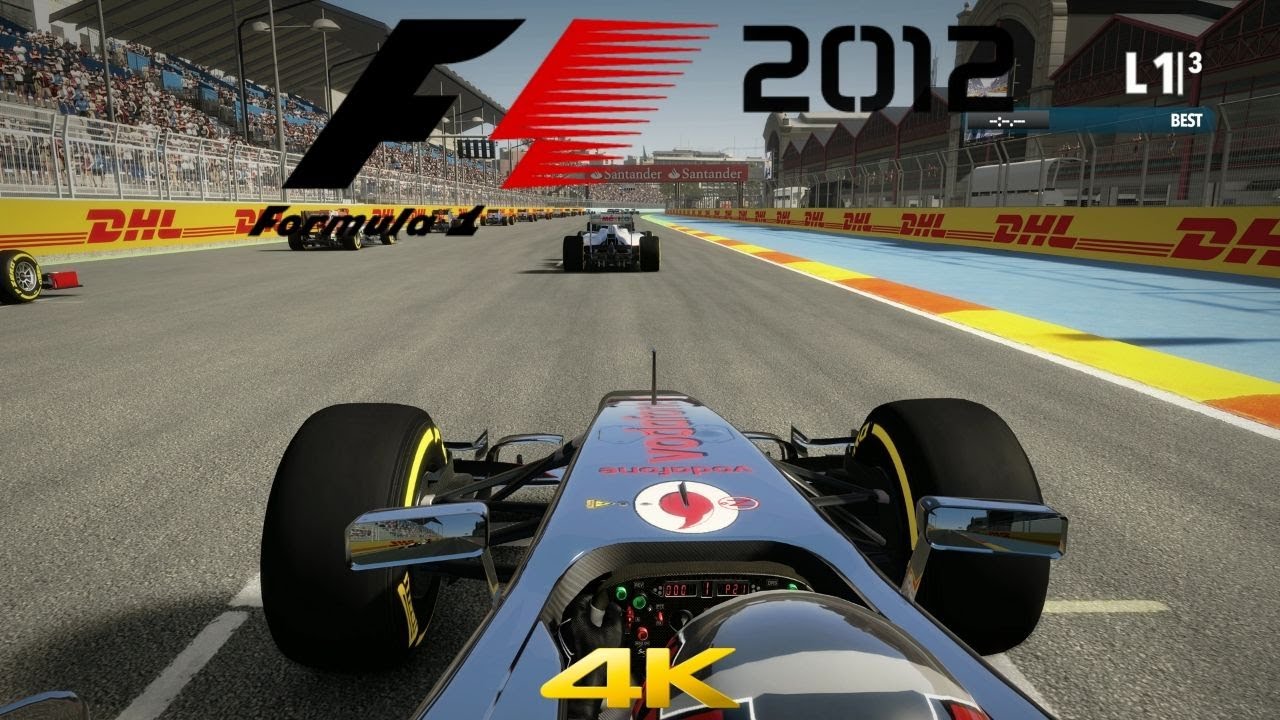F1 2012 Multiplayer 2020 Valencia 4K - YouTube