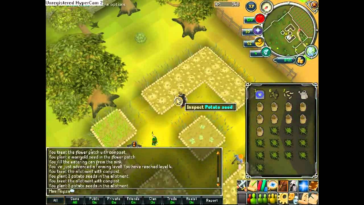 Runescape - Mini Flopza Farming and Construction 1-8. - YouTube