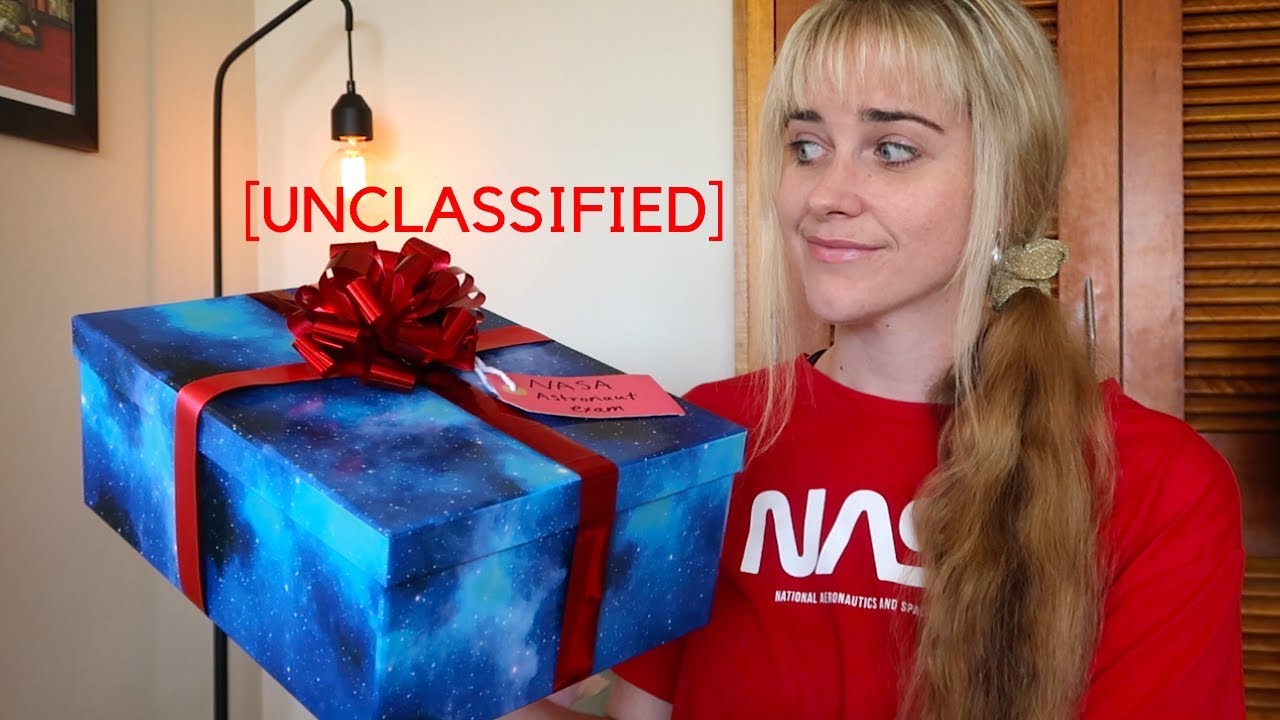 Unboxing a NASA astronaut exam - YouTube