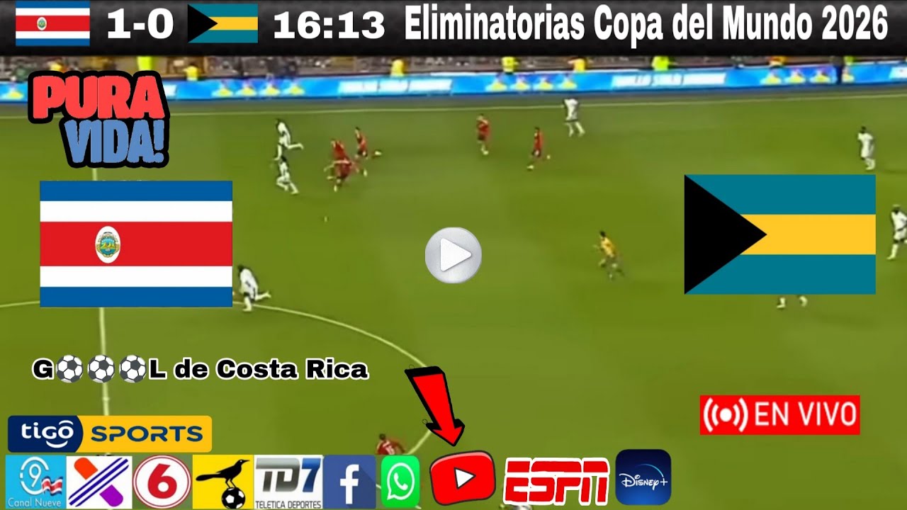 Costa Rica vs. Bahamas en vivo, donde ver, a que hora juega Costa Rica ...