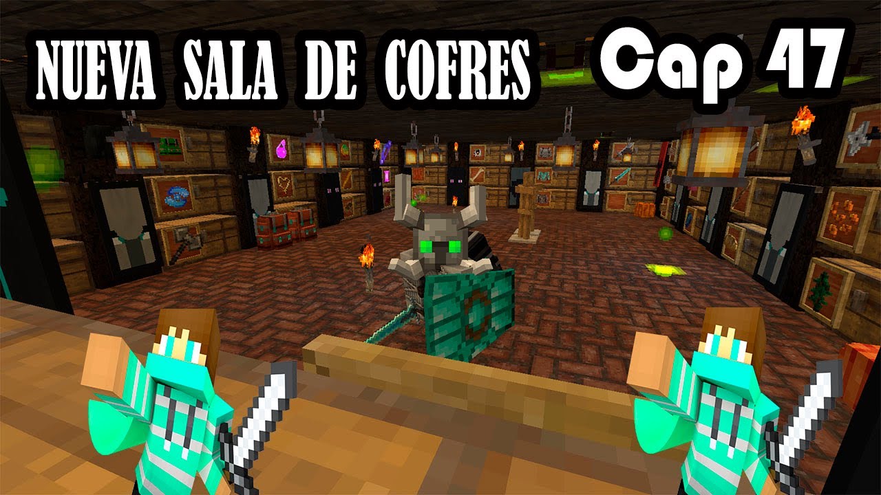LA MEJOR SALA DE COFRES!!💀 | SERIE DE +100 MODS | CrafTopia #47 - YouTube