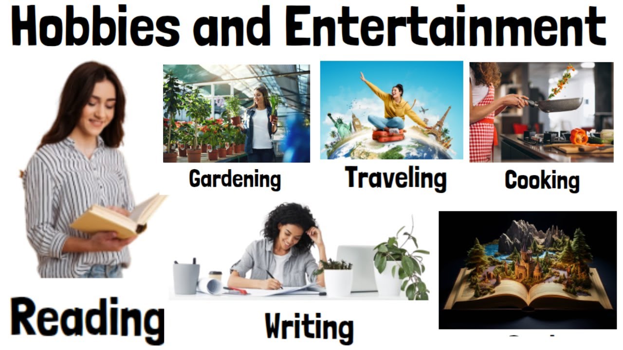 Hobbies And Entertainment Vocabulary | English Vocabulary | Vocabulary ...