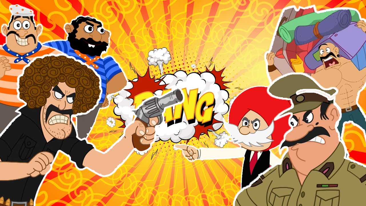 Chacha Chaudhary | funny | दमक सिंह का बैंक डकैती | Hindi Cartoon for ...