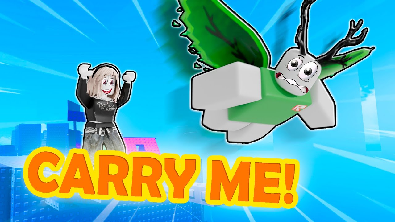 CARRY ME!👧👲 // ROBLOX CON ALBA - YouTube