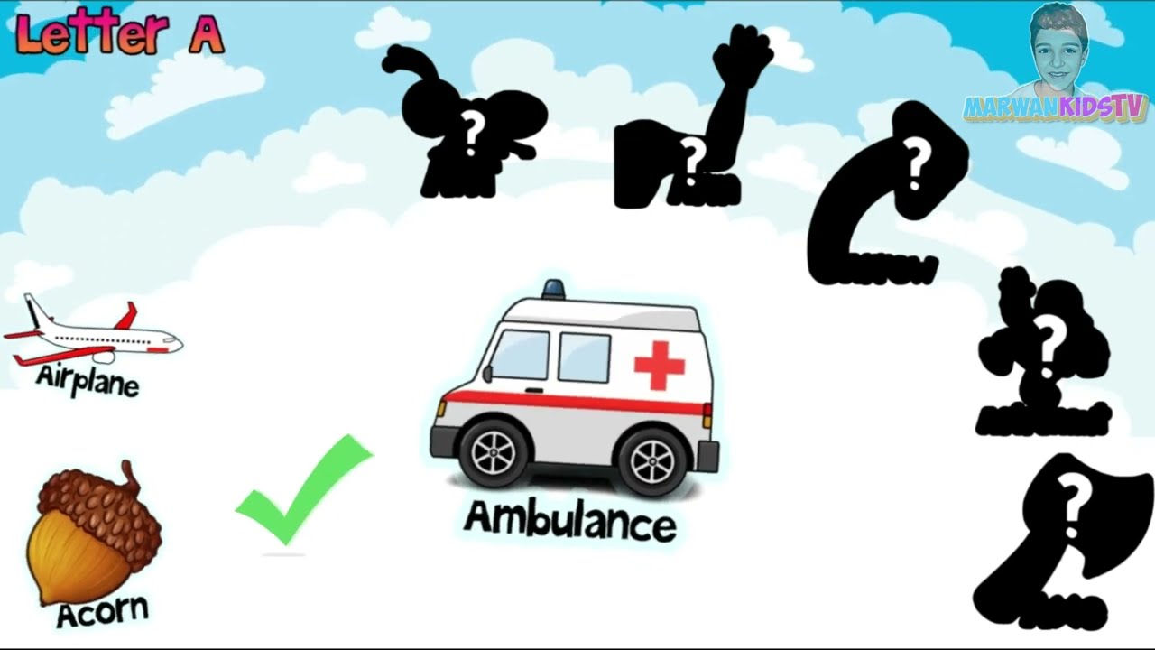 learn letter a for toddlers - learn alphabet - YouTube