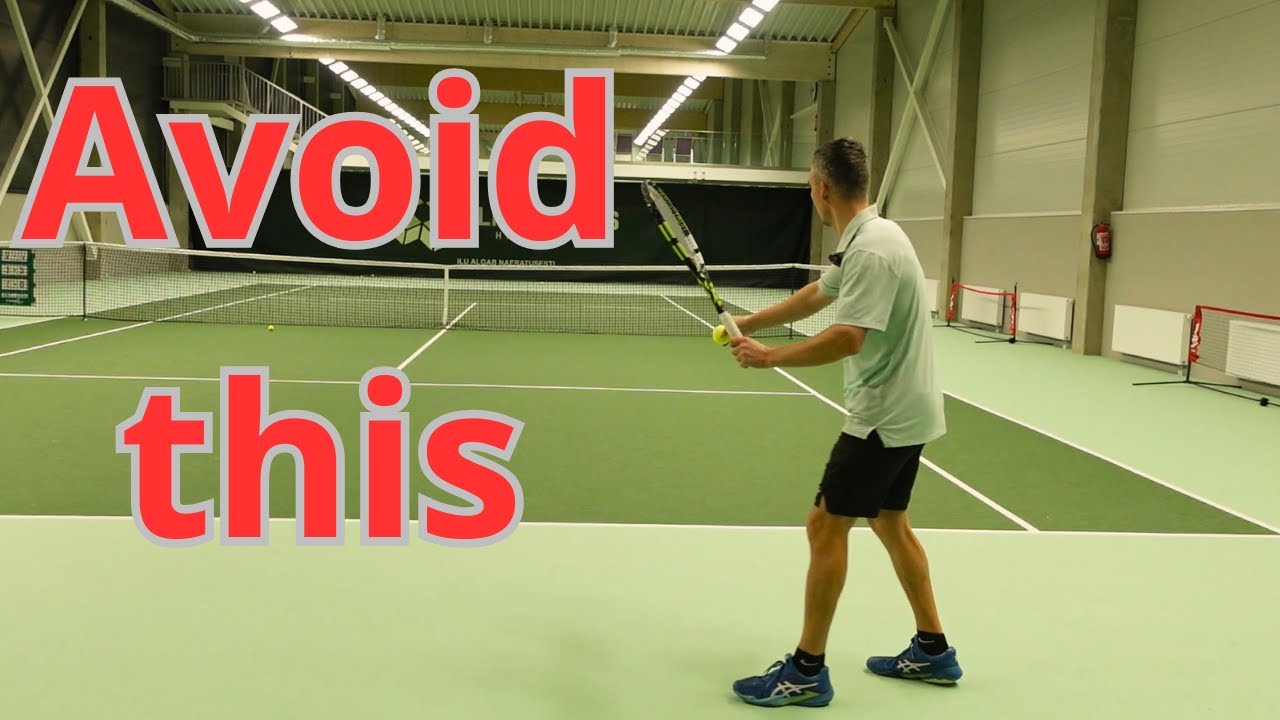 The BIGGEST mistake you can do when rallying behind the baseline - YouTube