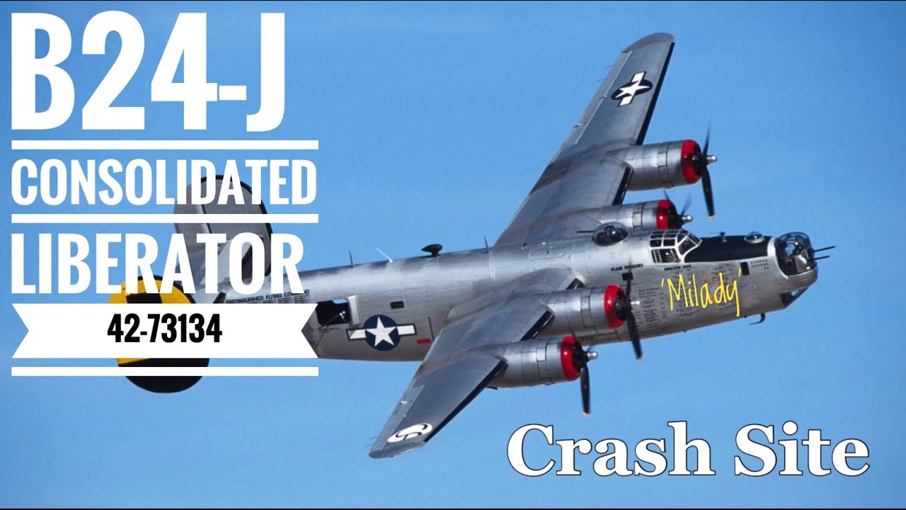 We visit the sad crash site of a US Liberator Bomber from 1945 near ...