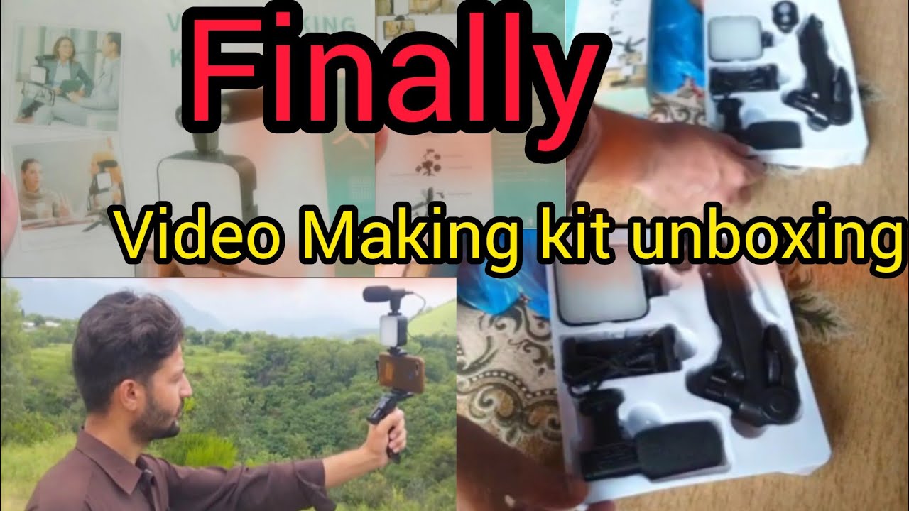 UNBOXING | My New Video Making Kit || Video Making kit Tutorial - YouTube