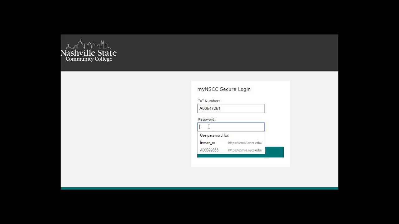 MyNSCC Login - YouTube