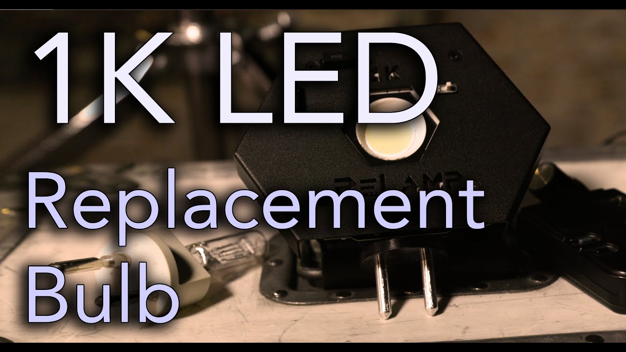 Review and Test of The VisionSmith ReLamp 1K LED Replacement Bulb - YouTube