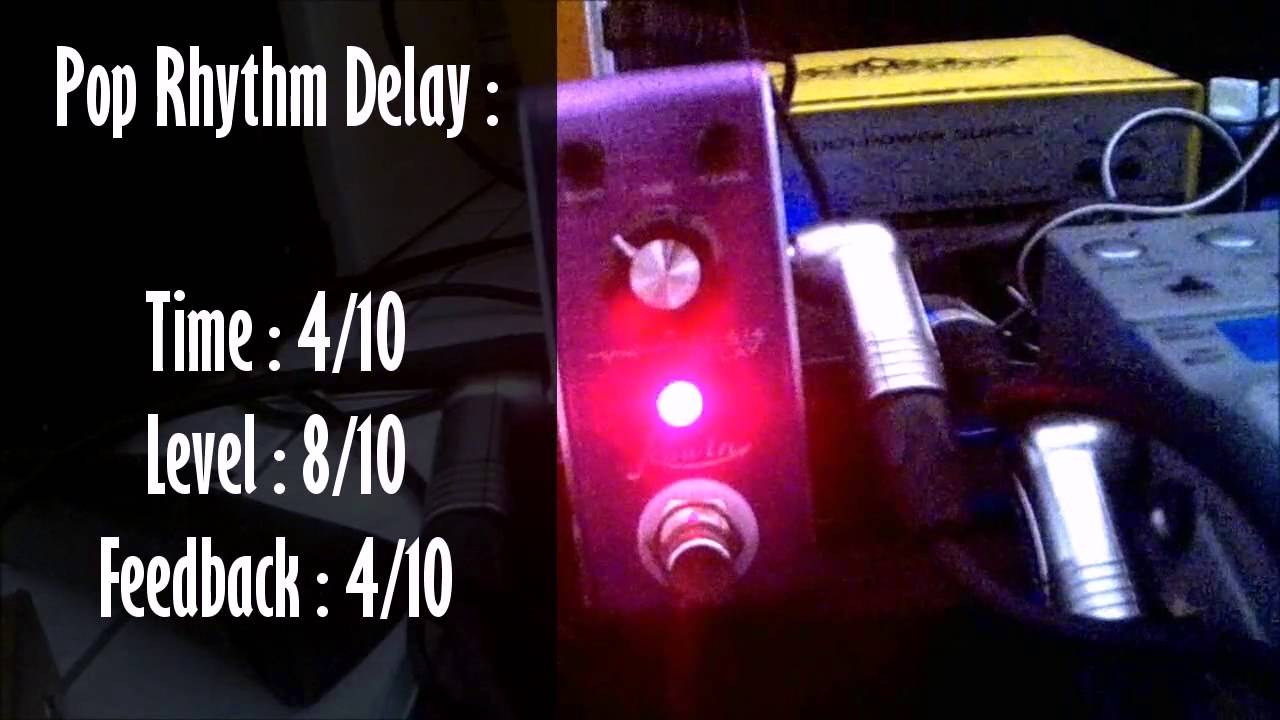 Rowin Delay Pedal Demo - YouTube