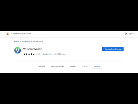 Creating Venom Wallet Chrome Extension - YouTube
