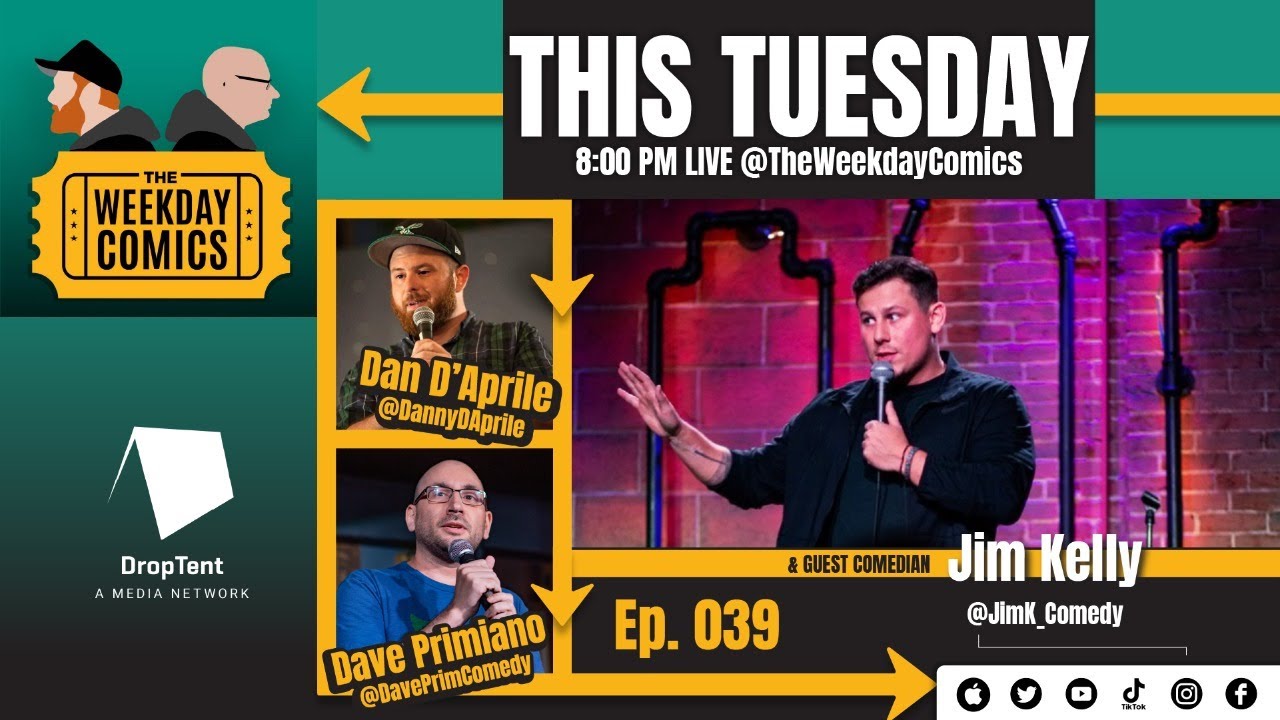 The Weekday Comics - Ep. 039 w/ Comedian Jim Kelly - YouTube
