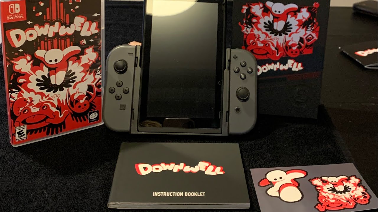 Downwell switch special reserve games unboxing + flip grip review ...