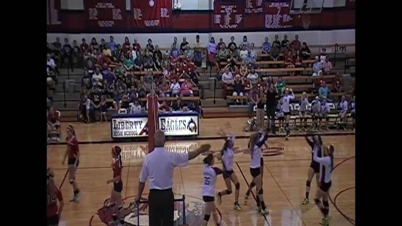 Rachel Holthaus Playing Volleyball for Winona - YouTube