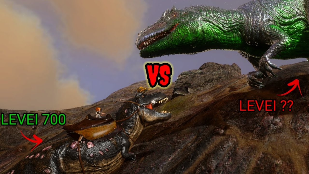 Rex vs giga!! ark mobile Android-ios - YouTube