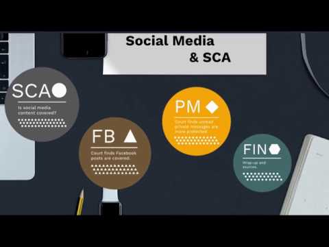 Stored Communications Act and Social Media - YouTube