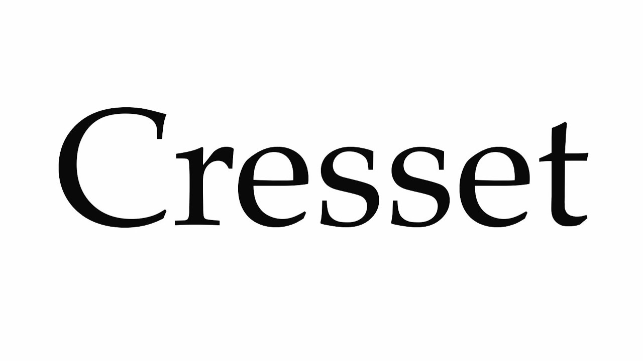 How to Pronounce Cresset - YouTube