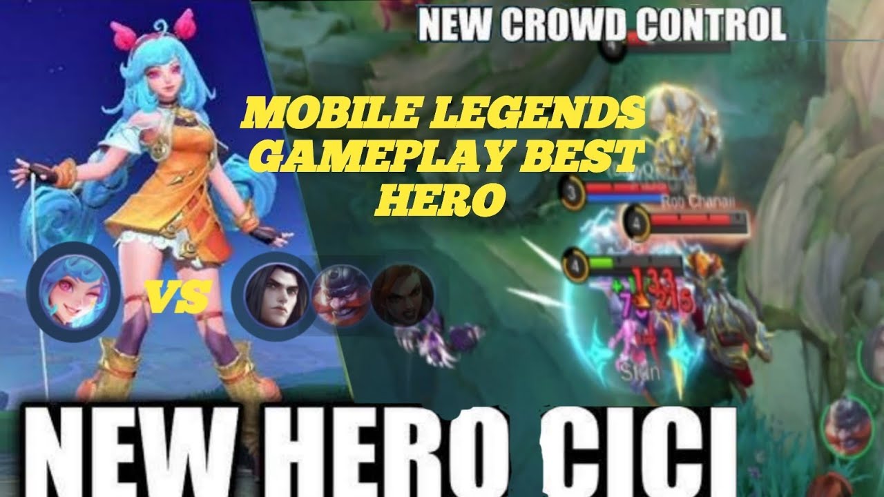 NEW HERO CICI VS 3 HERO COUNTER | Ranked Game Play | Mobile Legends ...