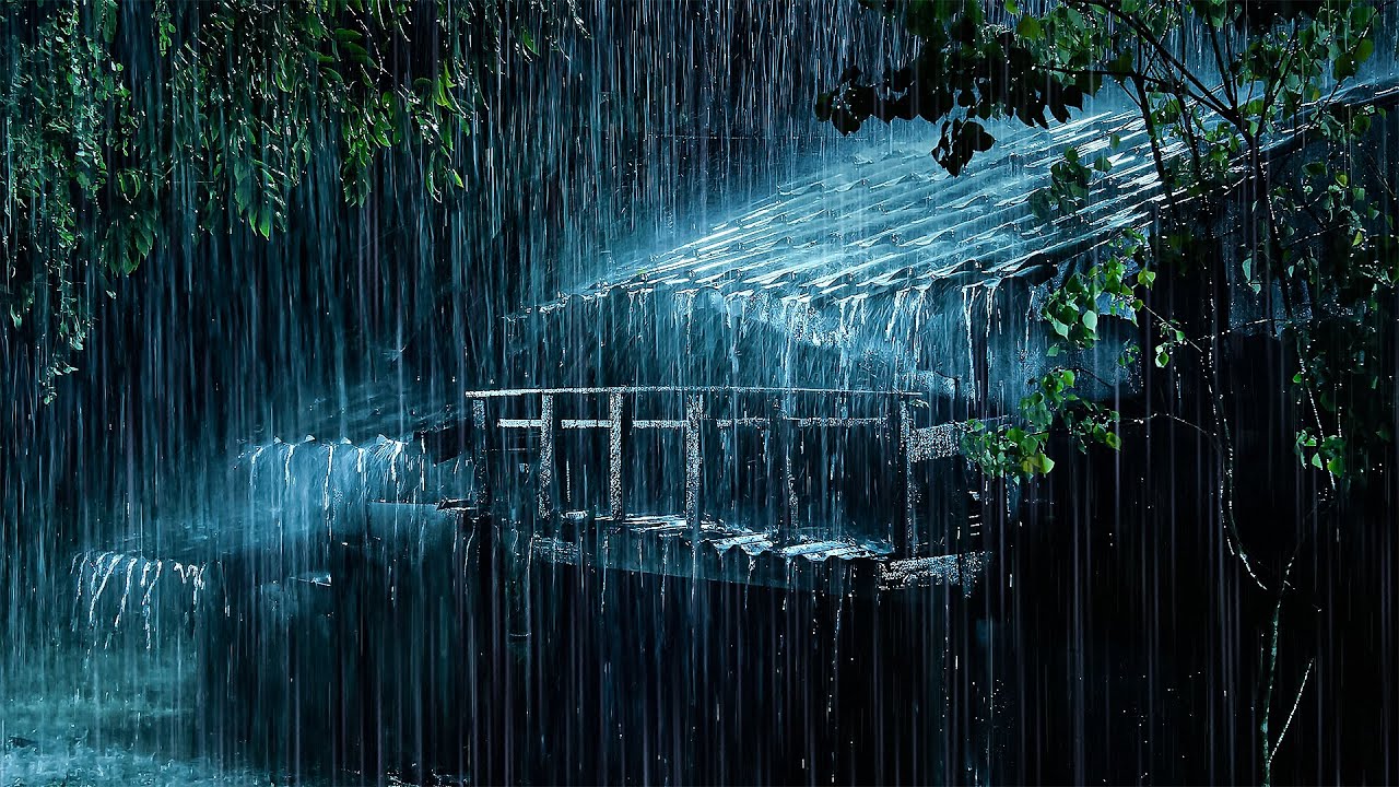 Lose Yourself in the Rain 🌧️ 10 Hours of Rain & Thunder Sounds for Rest ...