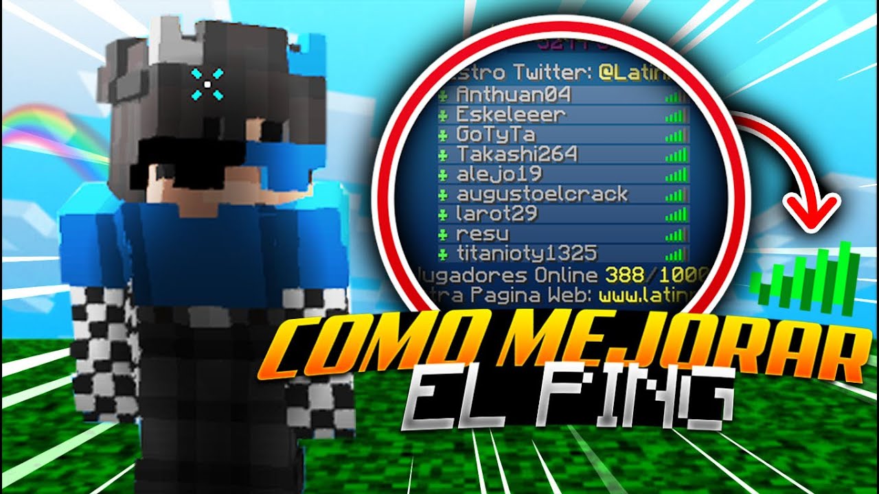👉 COMO MEJORAR tu PING MS en MINECRAFT y OTROS JUEGOS😱 [SIN PROGRAMAS ...