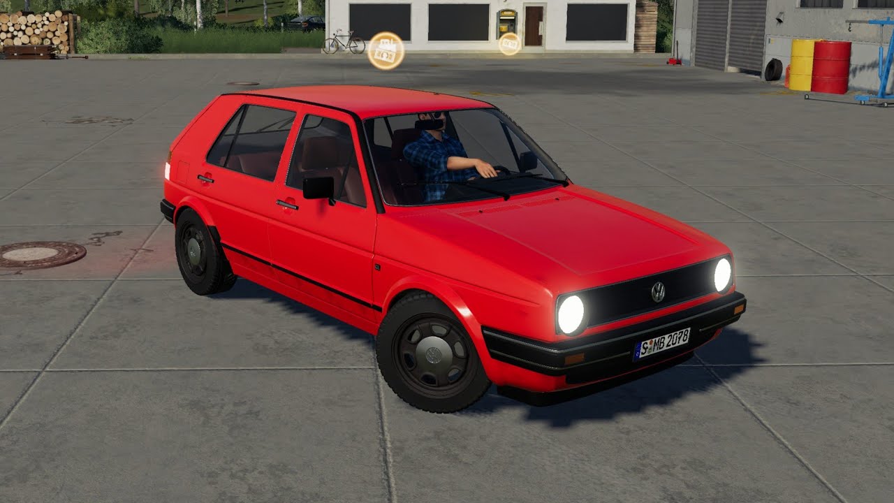 Volkswagen VW Golf MK2 GL - Farming Simulator 2019 - Test Drive [FS 19 ...