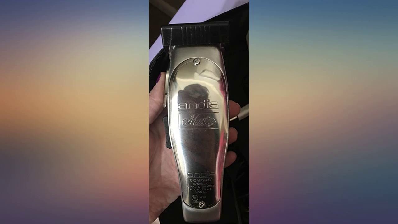 Andis 01557 Professional Master Adjustable Blade Hair Clipper, Silver ...
